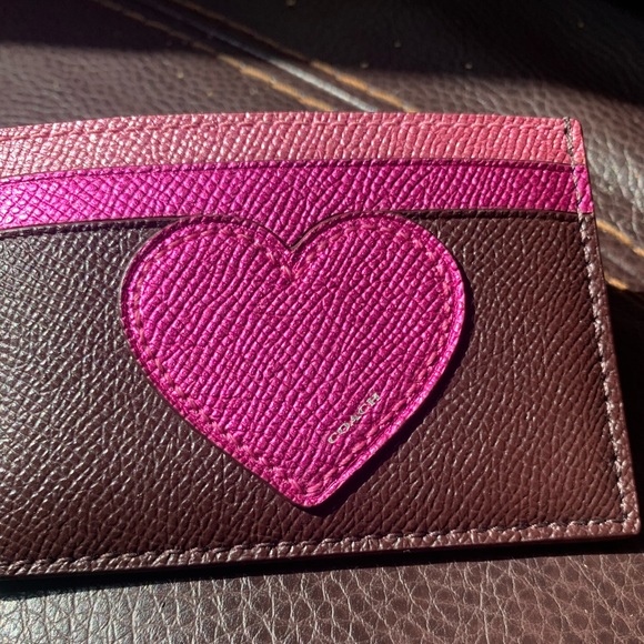 Coach | Accessories | Coach Heart Card Holder Nwt | Poshmark